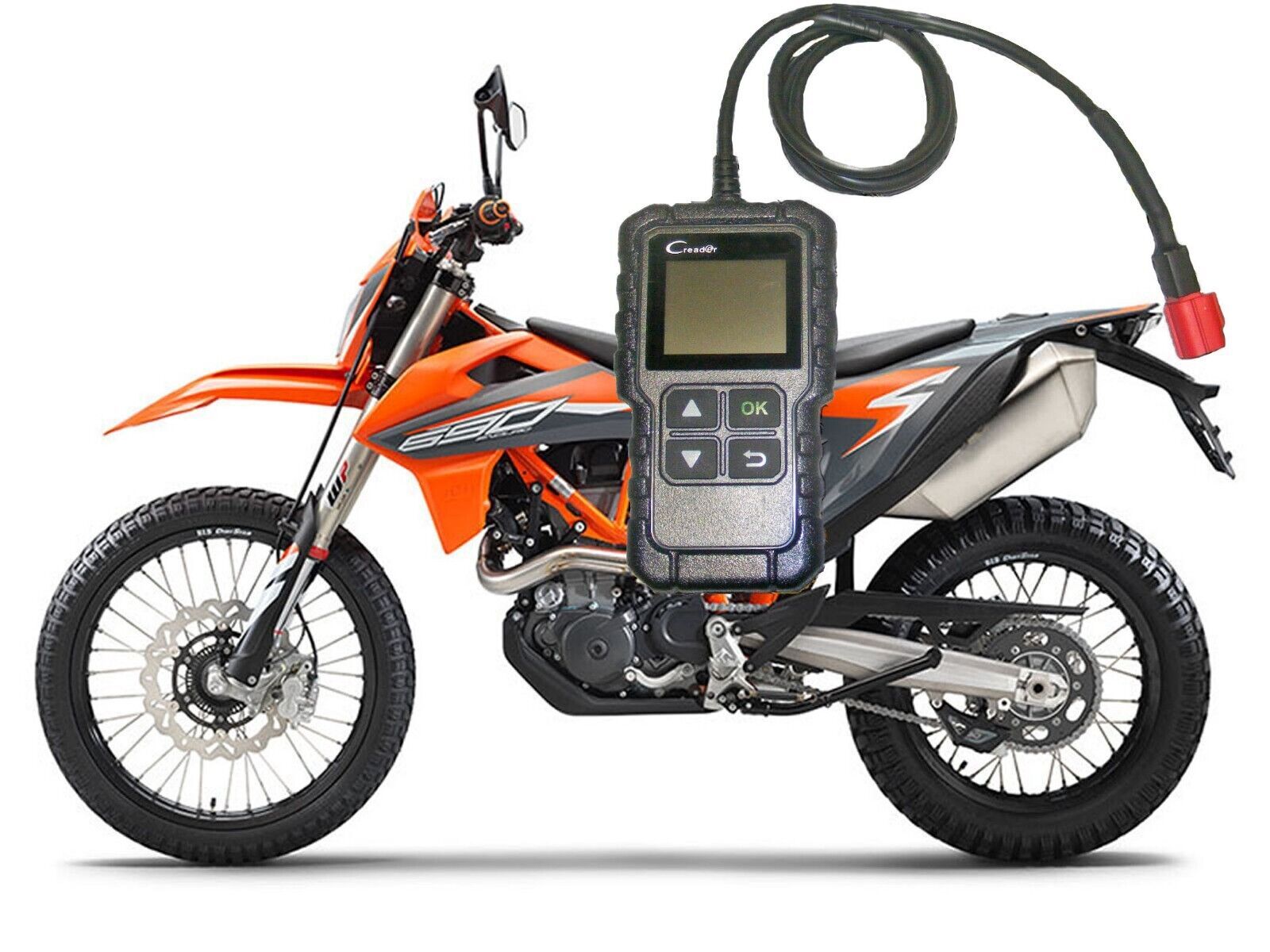 KTM Diagnostic scanner OBD OBD2 RED Connector Euro 5 | kev mod